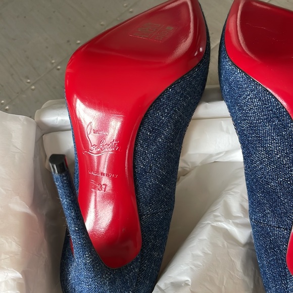 Christian Louboutin | Shoes | Christian Louboutin So Kate Denim Saba ...